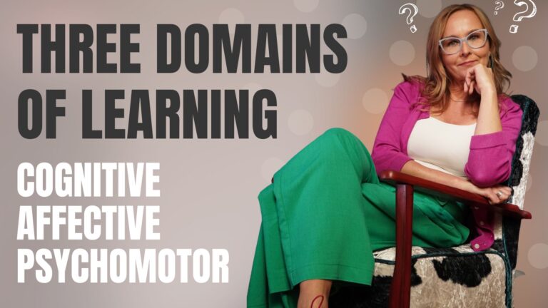 Three domains of learning: Cognitive, Affective and Psychomotor